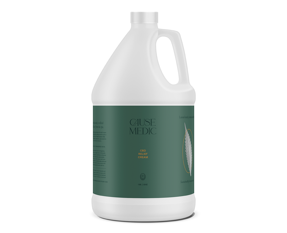 CBD Relief Cream (1 Gal) – CauseMedic